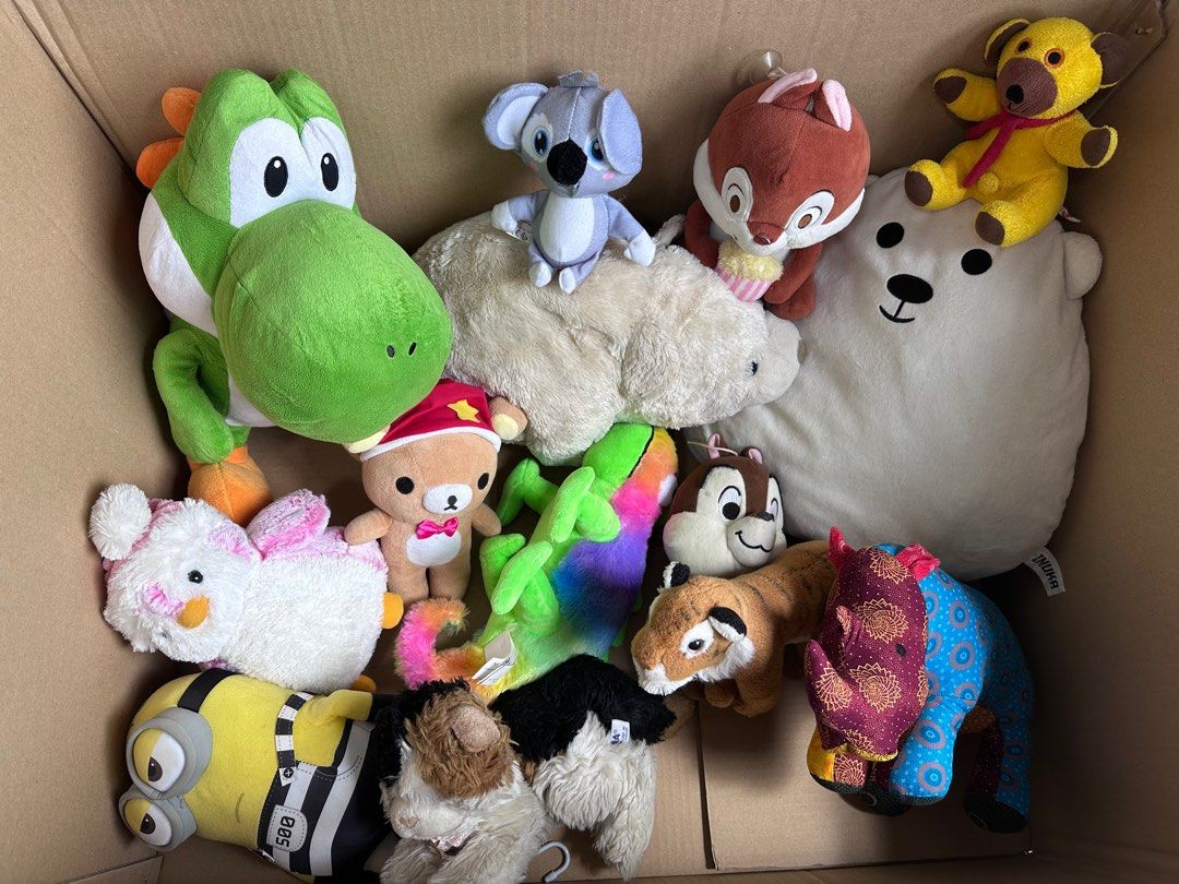 Assorted Plush Toys - Yoshi, Koala, Bear, and More!, Hobbies & Toys ...