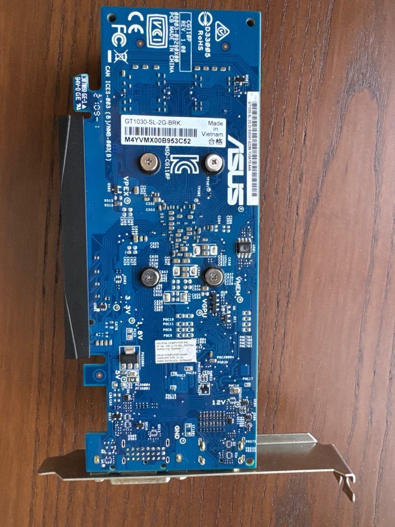 ASUS GeForce GT 1030 2GB Graphics Card, Computers & Tech, Parts ...