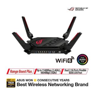 ASUS ROG Rapture GT-AX6000 WiFi 6 Gaming Router, Computers & Tech ...