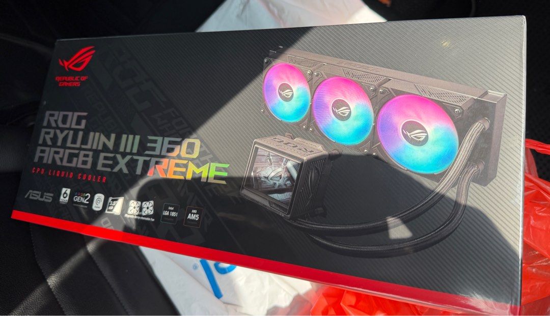ASUS ROG Ryujin III 360 ARGB Extreme CPU Liquid Cooler, Computers ...