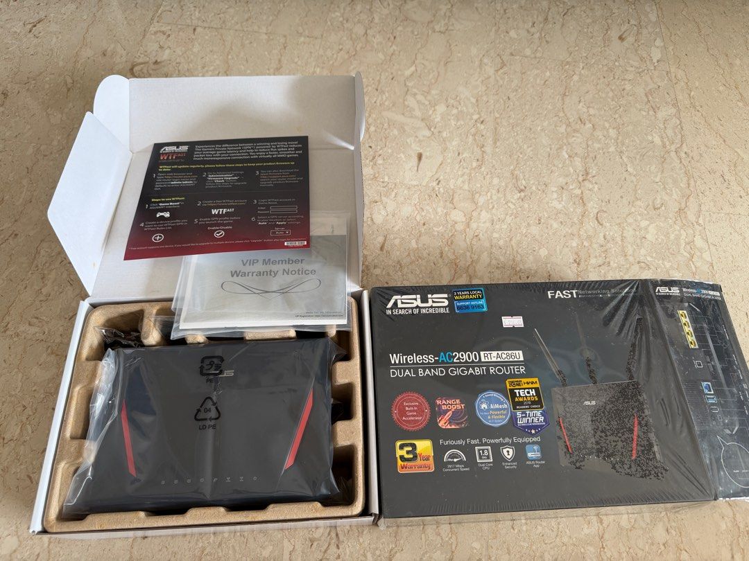 ASUS RT-AC86U Wireless AC2900 Dual Band Gigabit Router, Computers ...