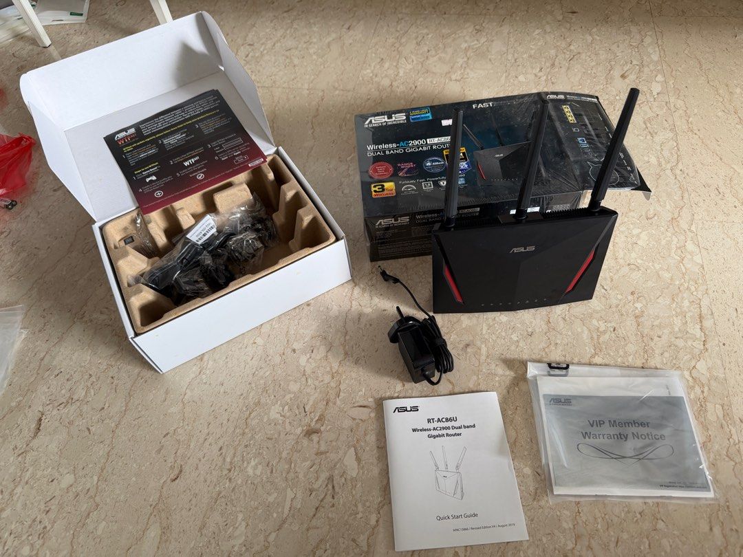 ASUS RT-AC86U Wireless AC2900 Dual Band Gigabit Router, Computers ...