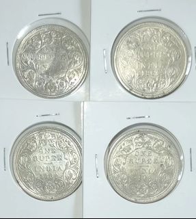 1889 One Rupee Silver Coin - Victoria Empress, Hobbies & Toys ...