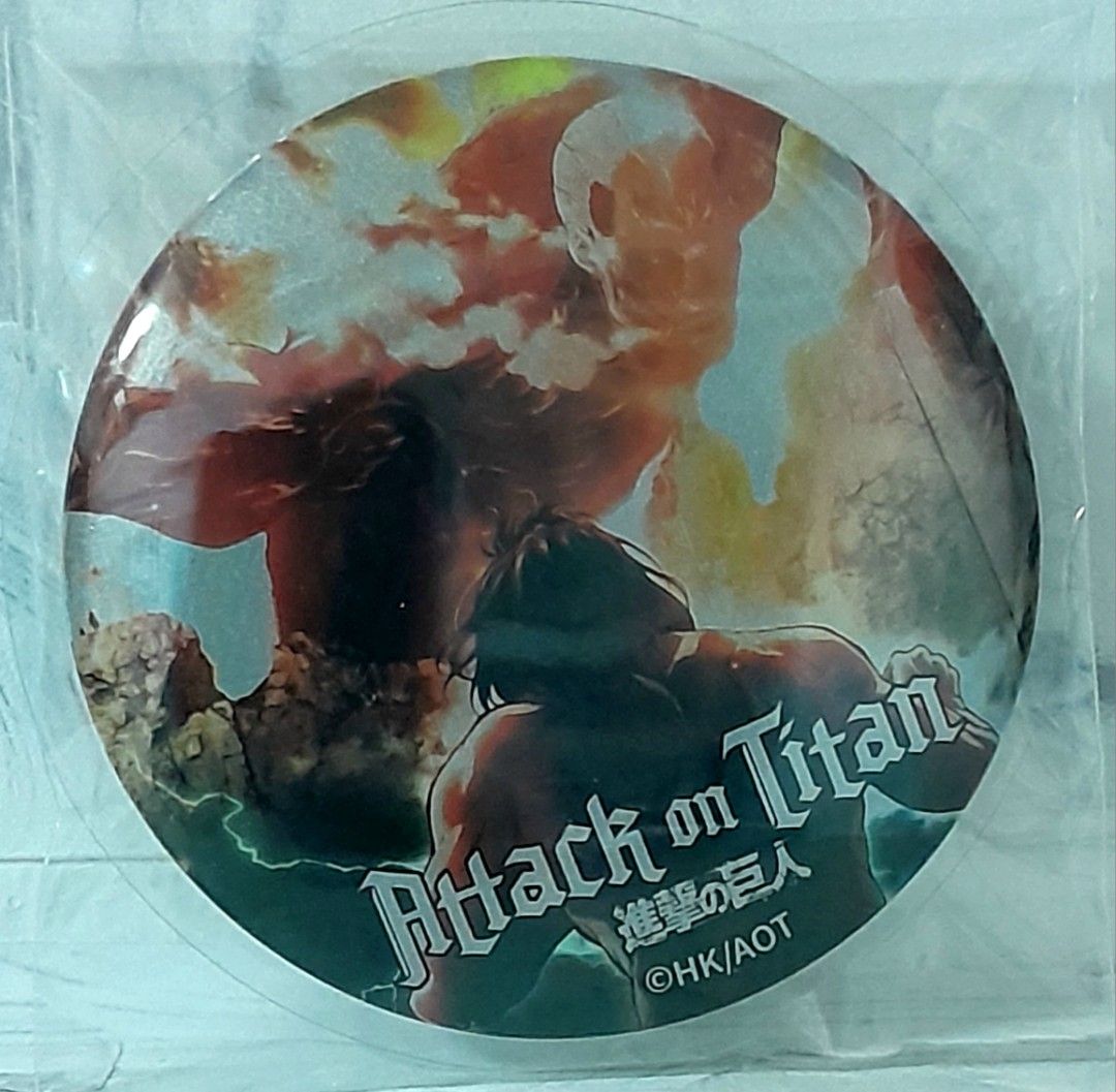 Attack on Titan Badge, Hobbies & Toys, Memorabilia & Collectibles, Fan ...