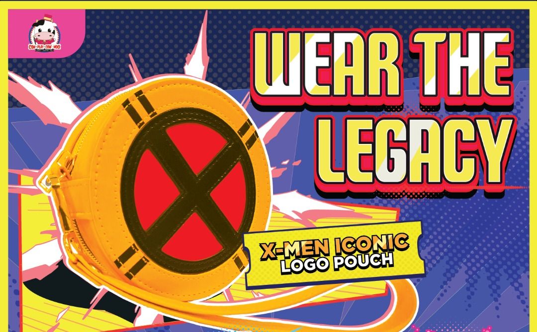 Authentic Licensed X-Men Iconic Logo Sling Pouch via Cow Play Cow Moo ...
