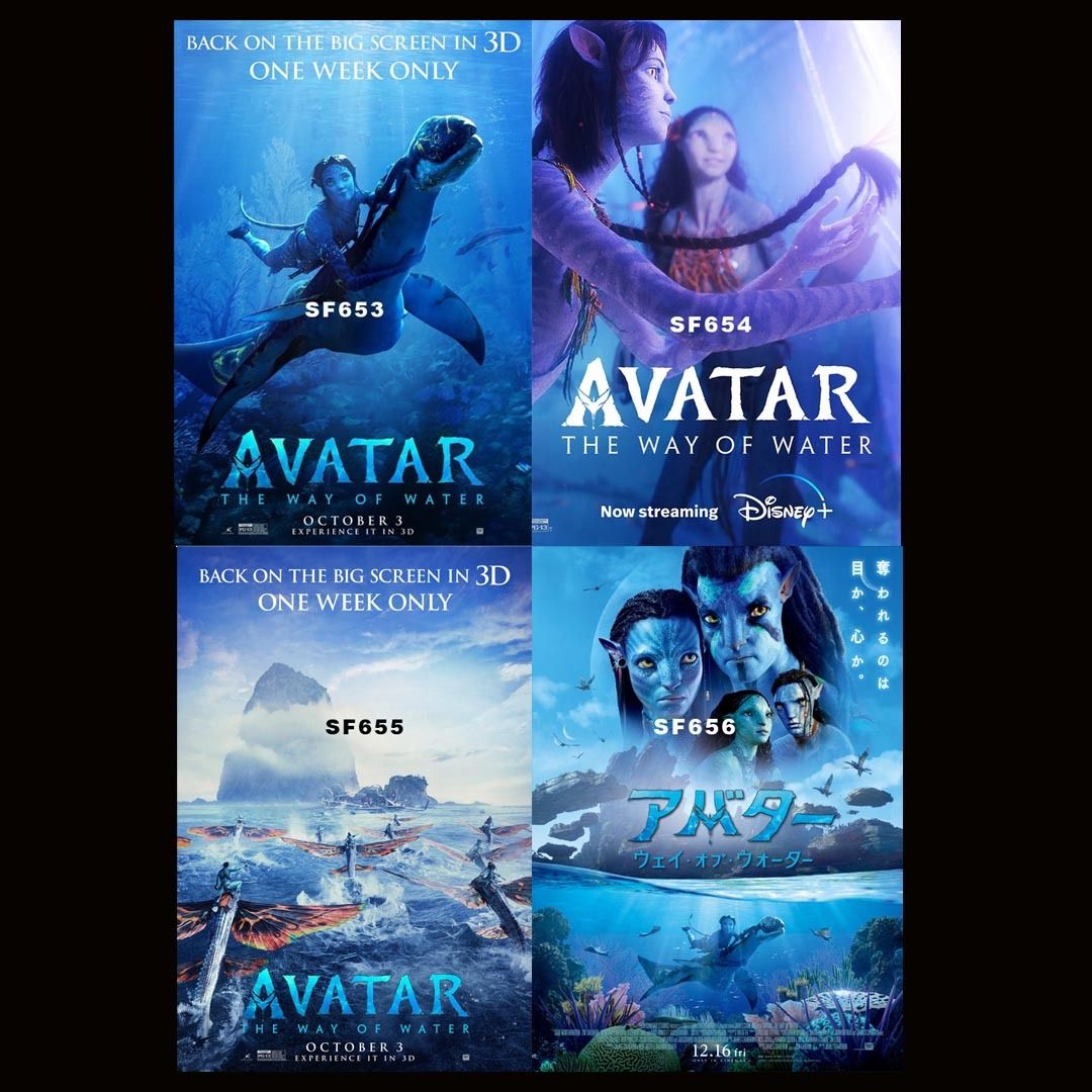 AVATAR THE WAY OF WATER MOVIE POSTERS (PART 3), Hobbies & Toys, Art ...