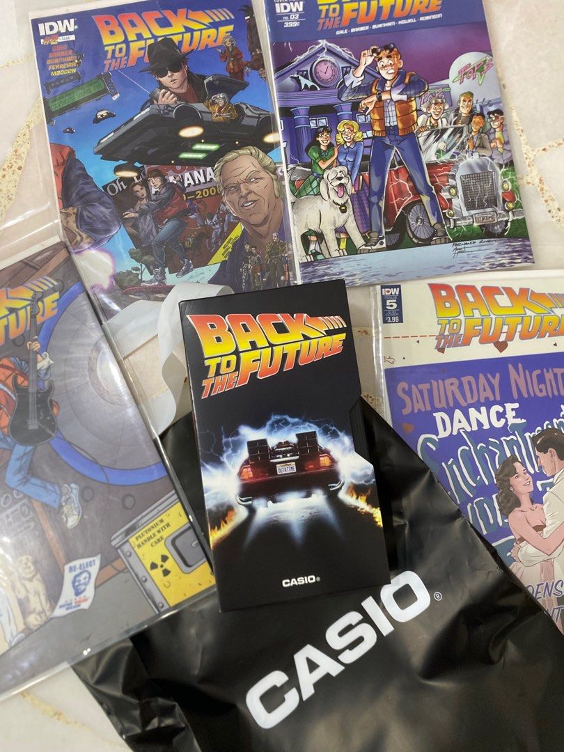 Back to the Future Limited Edition Casio Watch with Free BTTF comics ...