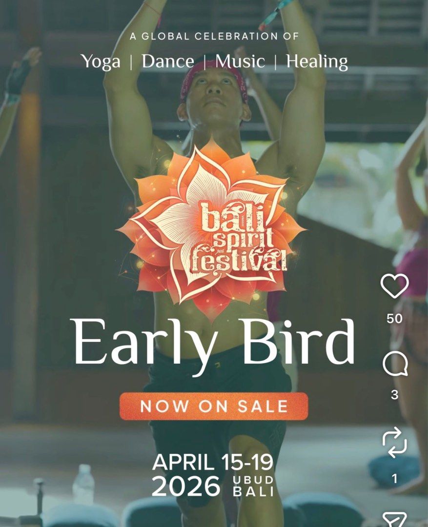 Bali Spirit Festival Early Bird Tickets - April 2026, Tickets ...