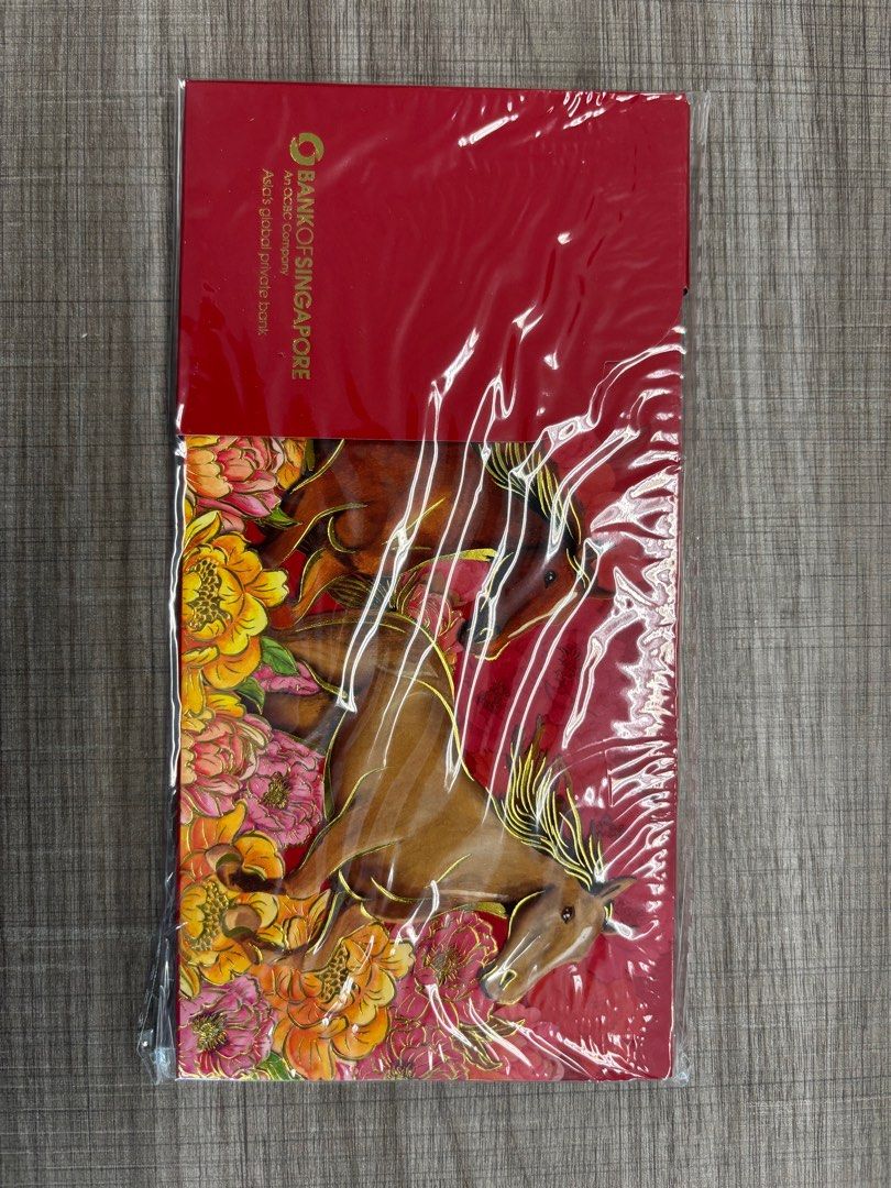 Bank of Singapore 2026 Horse Red Packet, Everything Else on Carousell