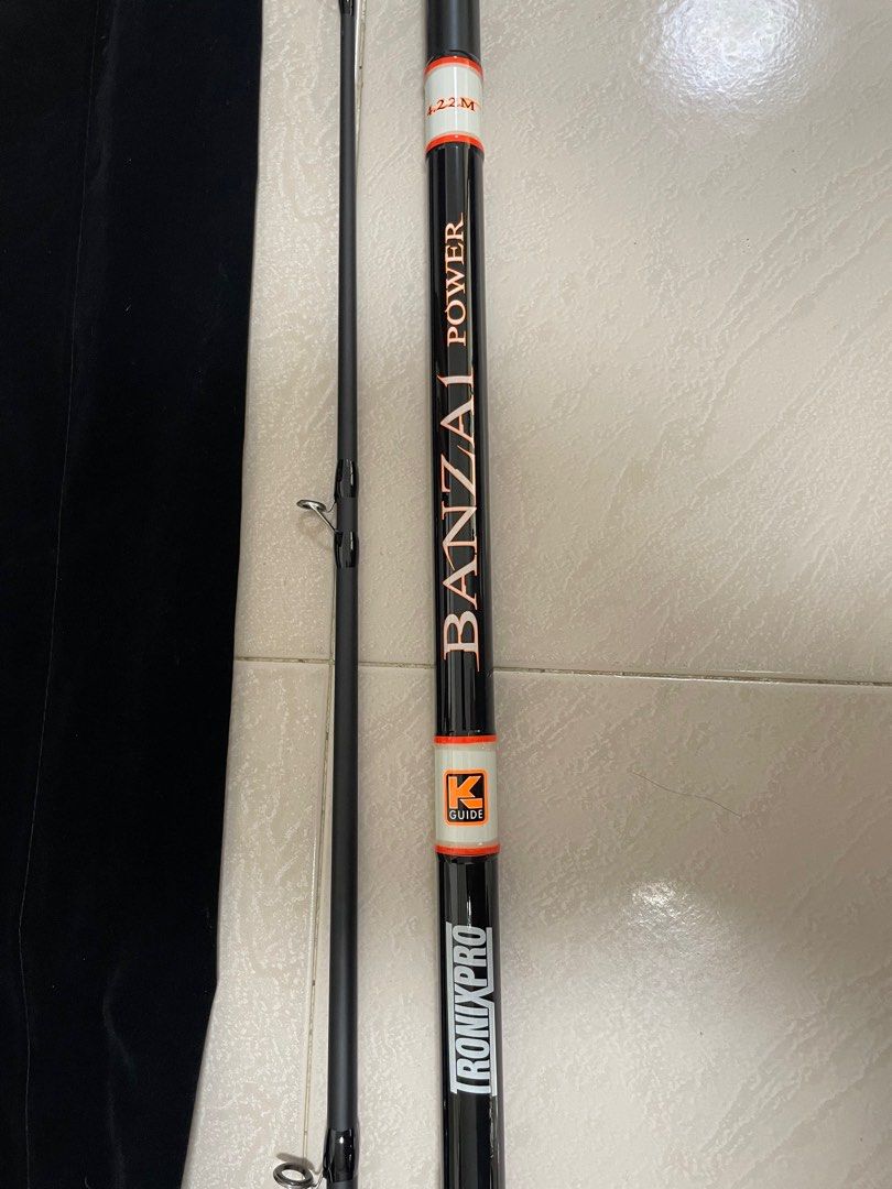 Banzai Power X Tronix Pro 4.22M Fishing Rod (13ft), Sports Equipment ...