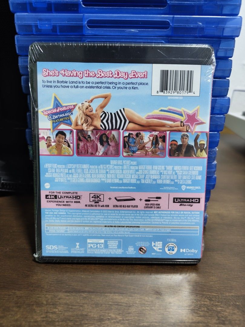 Barbie - 4K UHD Blu Ray, Hobbies & Toys, Music & Media, CDs & DVDs on ...