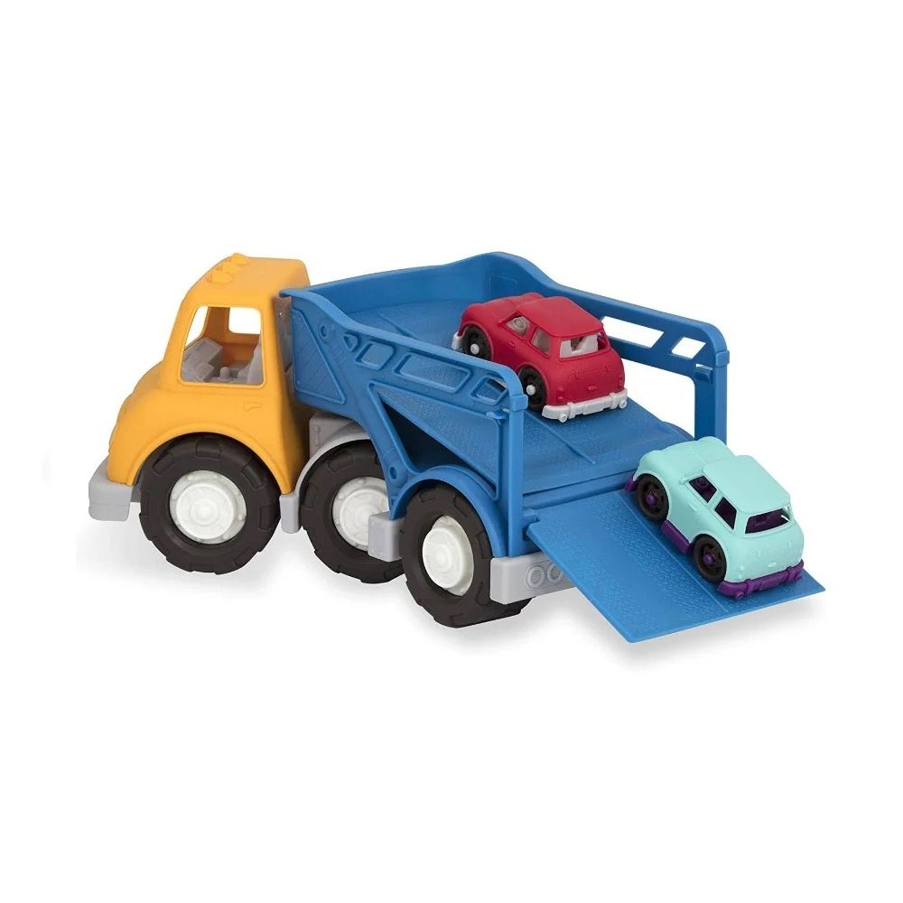 [Battat] Car Carrier Toy Truck with 2 Toy Cars Set, Hobbies & Toys ...