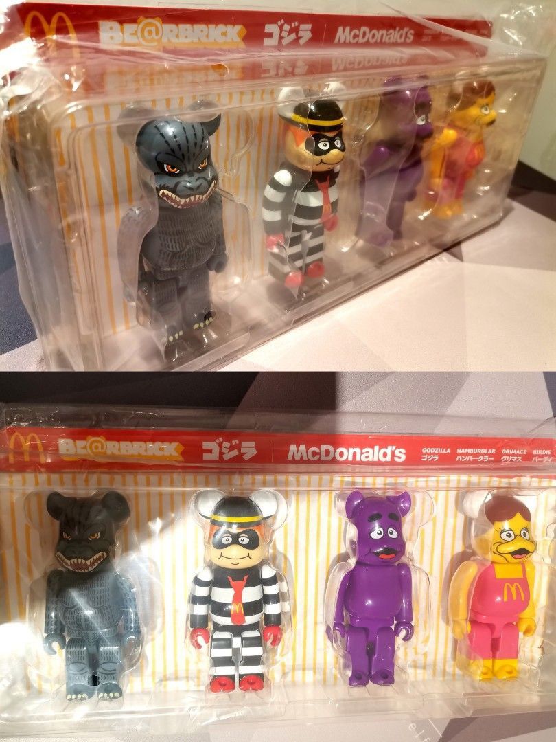 Bearbrick Be@rbrick Limited edition Japan McDonald 70th Godzilla ...