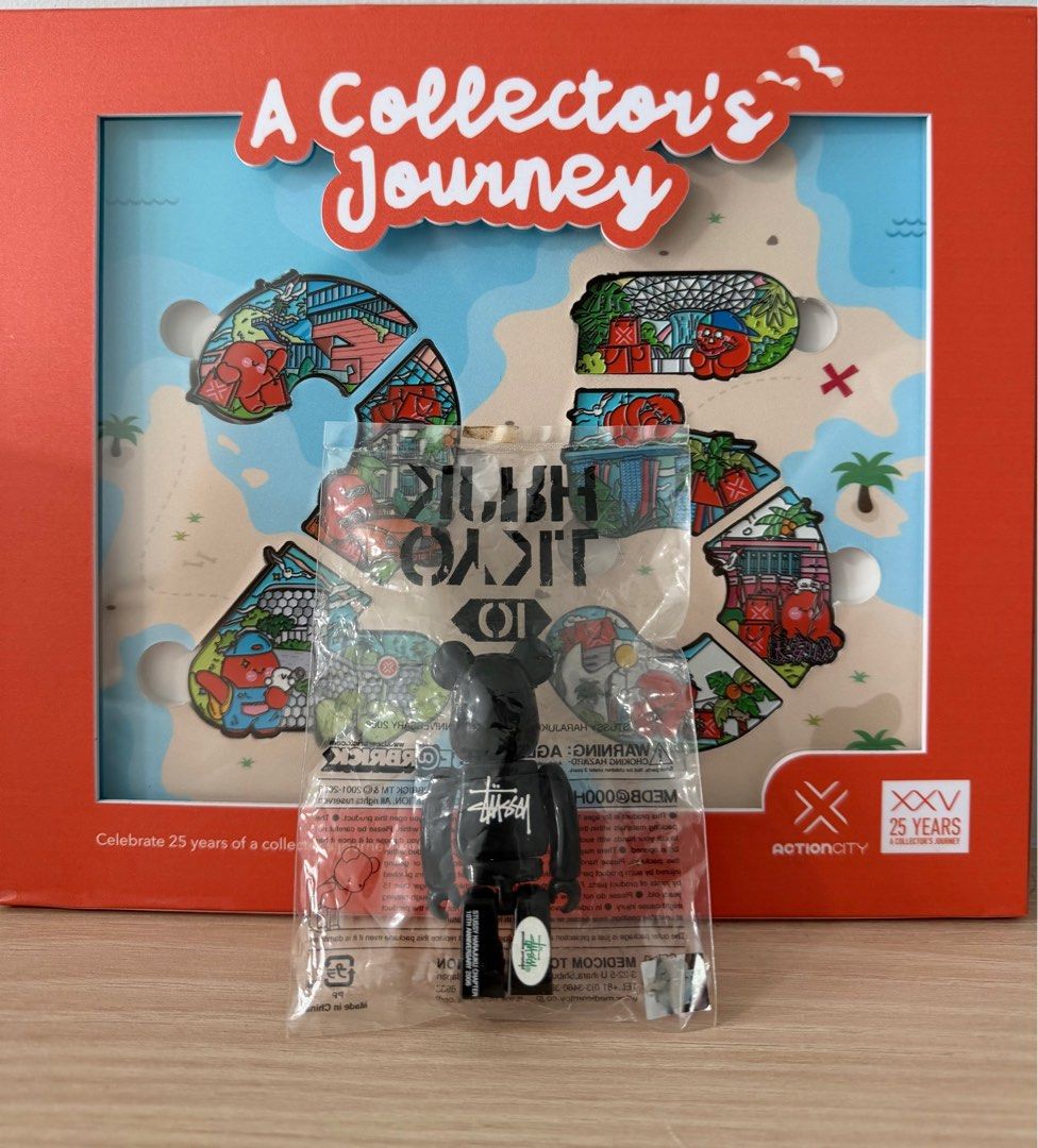 Bearbrick Stussy Harajuku limited Edition, Hobbies & Toys, Toys & Games ...