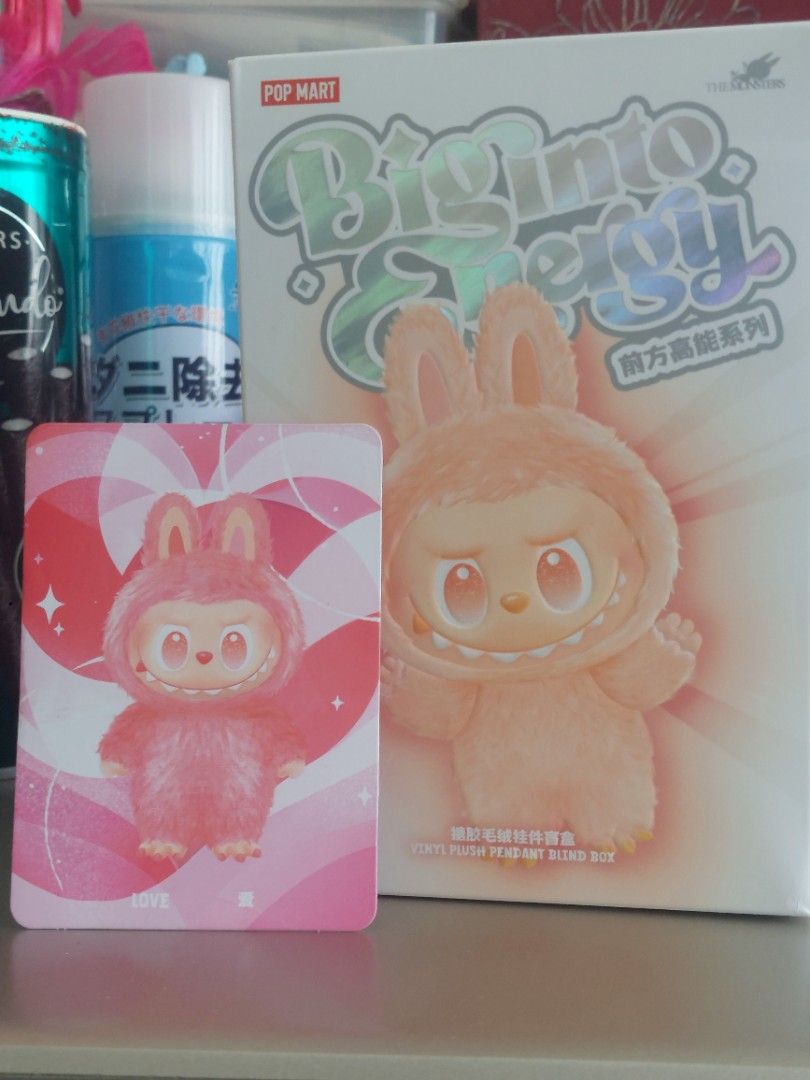 BIG INTO ENERGY LABUBU, Hobbies & Toys, Toys & Games on Carousell