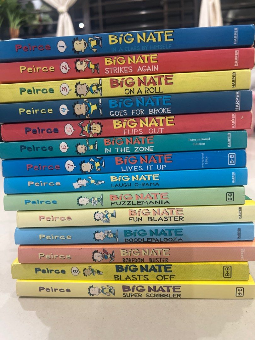 Big Nate Book Series - Complete Set, Hobbies & Toys, Books & Magazines ...