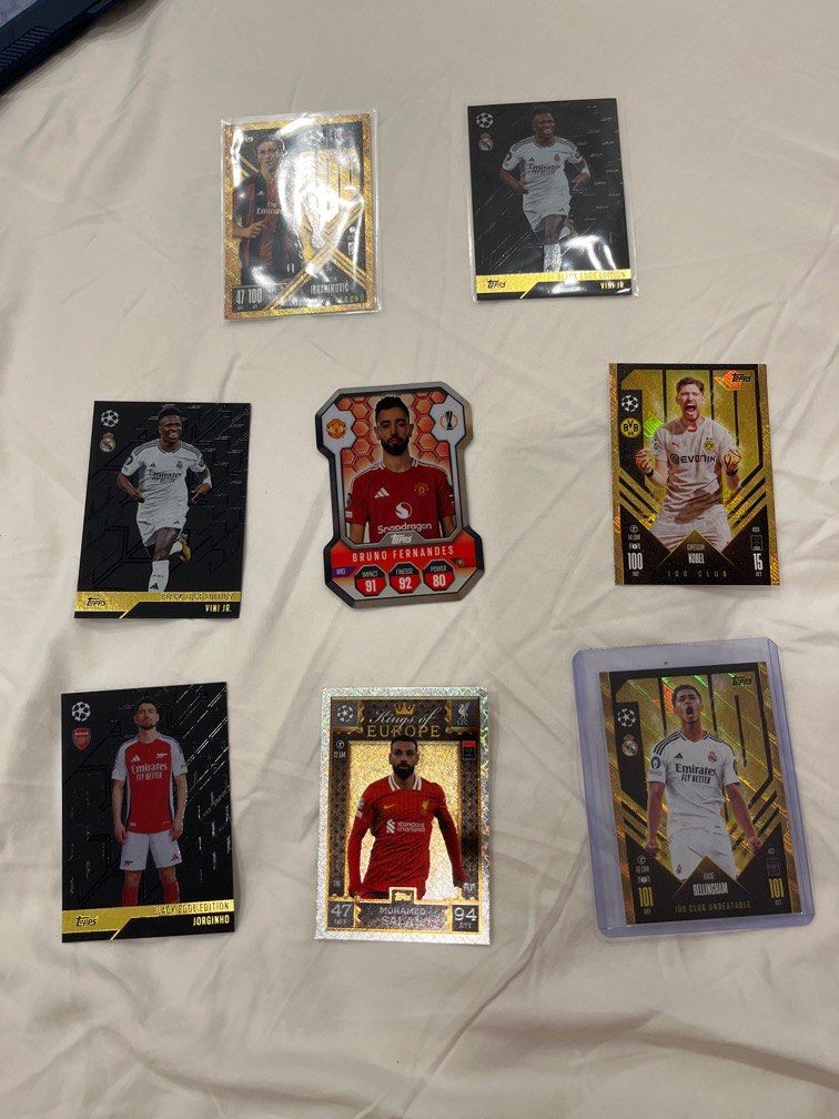 Black Edge, Chrome Shield, 100 Club, 101 Bellingham Match Attax 24/25 ...