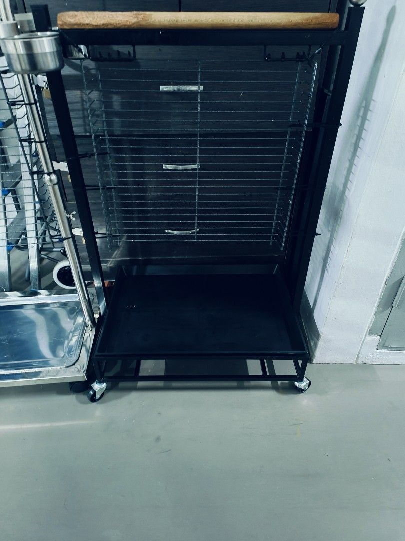 Black Metal Grill with Wheels, TV & Home Appliances, Kitchen Appliances ...