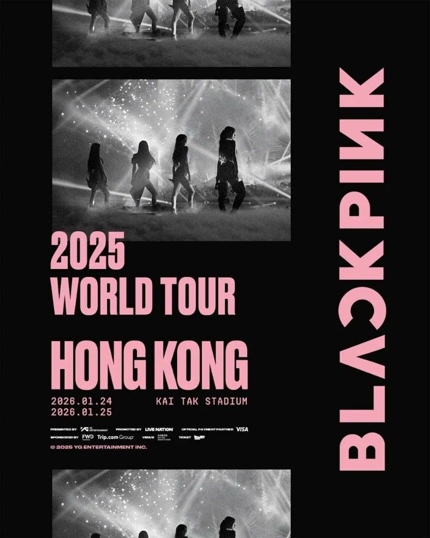 [出]BLACKPINK World Tour Hong Kong, 門票＆禮券, 活動門票 - Carousell