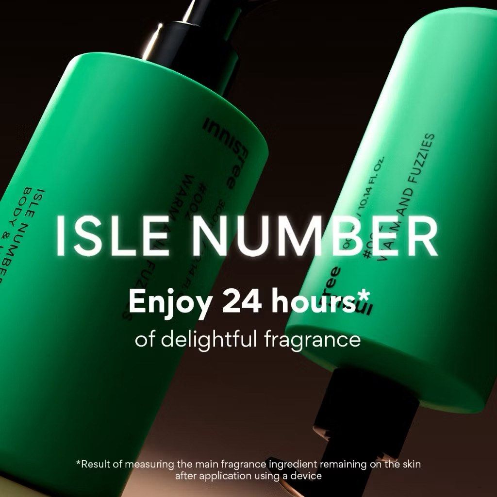 BNIB INNISFREE Isle Number Body & Hand Wash 300ml - Scented Wash ...