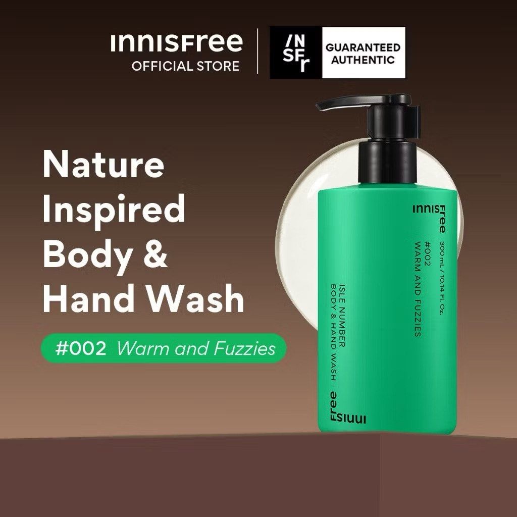 BNIB INNISFREE Isle Number Body & Hand Wash 300ml - Scented Wash ...