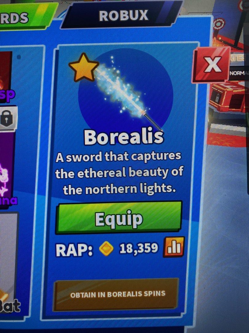Borealis - Blade Ball, Video Gaming, Gaming Accessories, In-Game ...