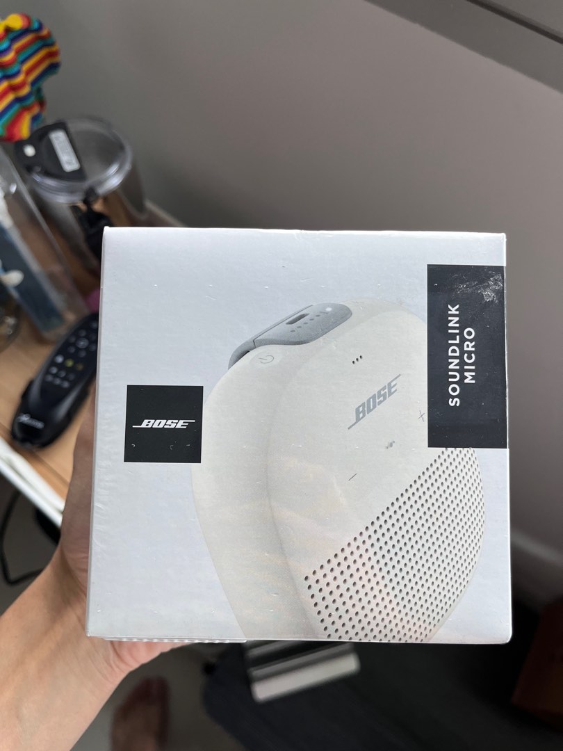 Bose Soundlink Micro Bluetooth Speaker - White Smoke, Audio, Portable ...