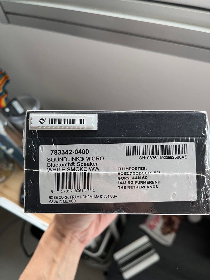 Bose Soundlink Micro Bluetooth Speaker - White Smoke, Audio, Portable ...