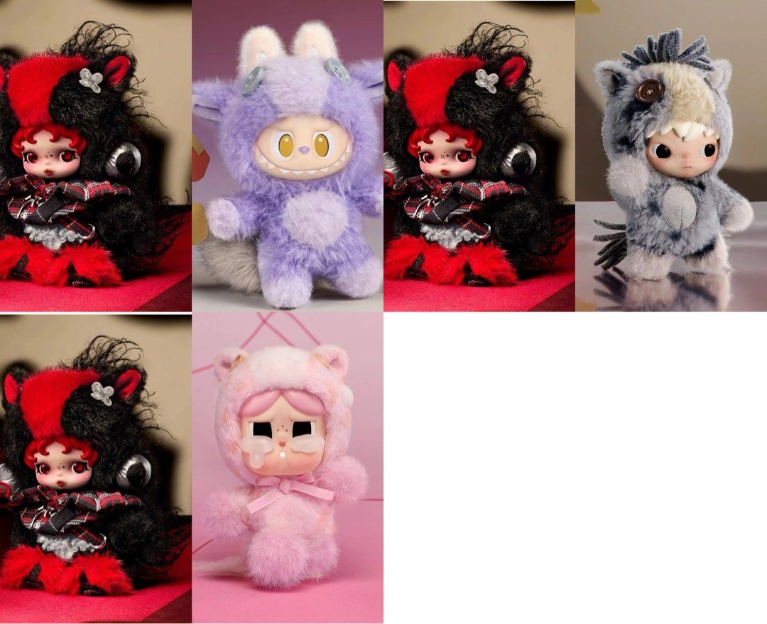 Bundle have a good run skullpanda secret rising star labubu happy ...