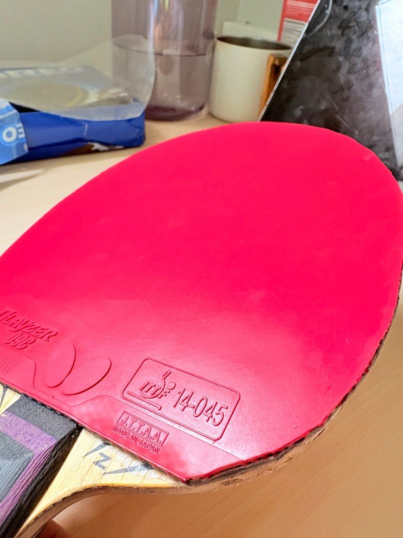 Butterfly Glayzer 09C Table Tennis Rubber, Sports Equipment, Sports ...