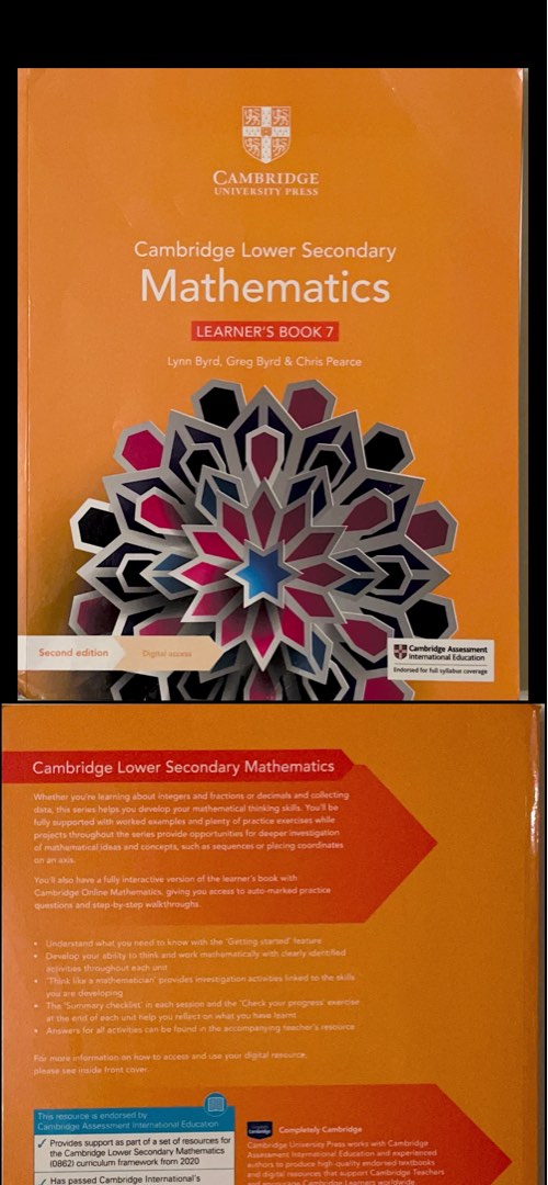 Cambridge Lower Secondary Mathematics Learner's Book 7, Hobbies & Toys ...