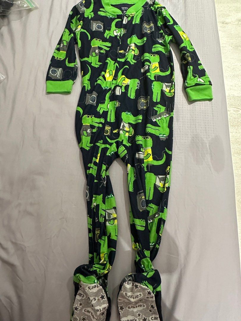 Carter's 3T Alligator Footie Pajamas, Babies & Kids, Babies & Kids ...
