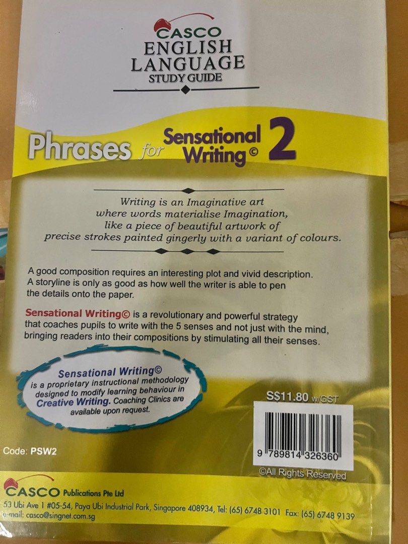 Casco Phrases for Sensational Writing 2, Hobbies & Toys, Books ...