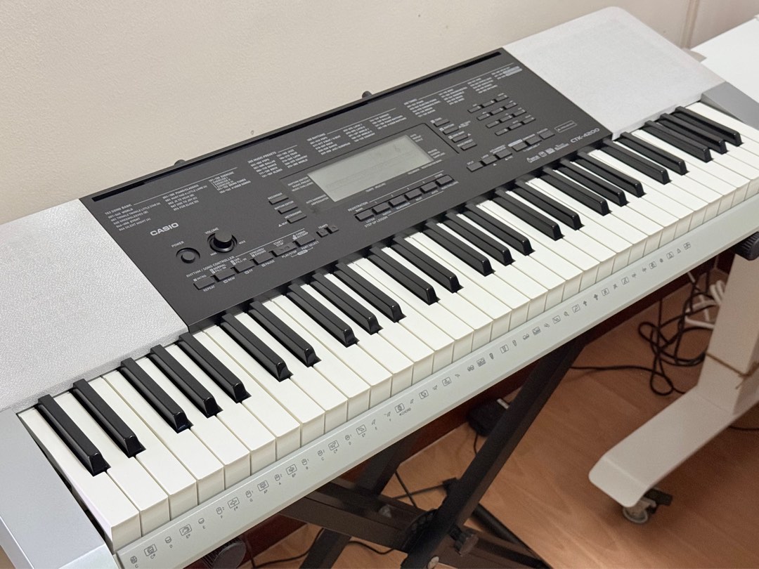 Casio CTK-4200 Digital Keyboard with Stand and Sustain Pedal, Hobbies ...