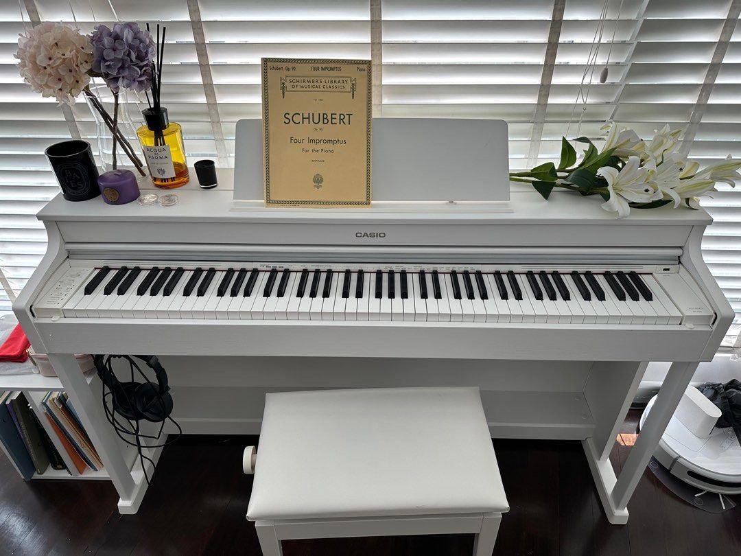 Casio Digital Piano AP 470 (White), Hobbies & Toys, Musical Instruments ...