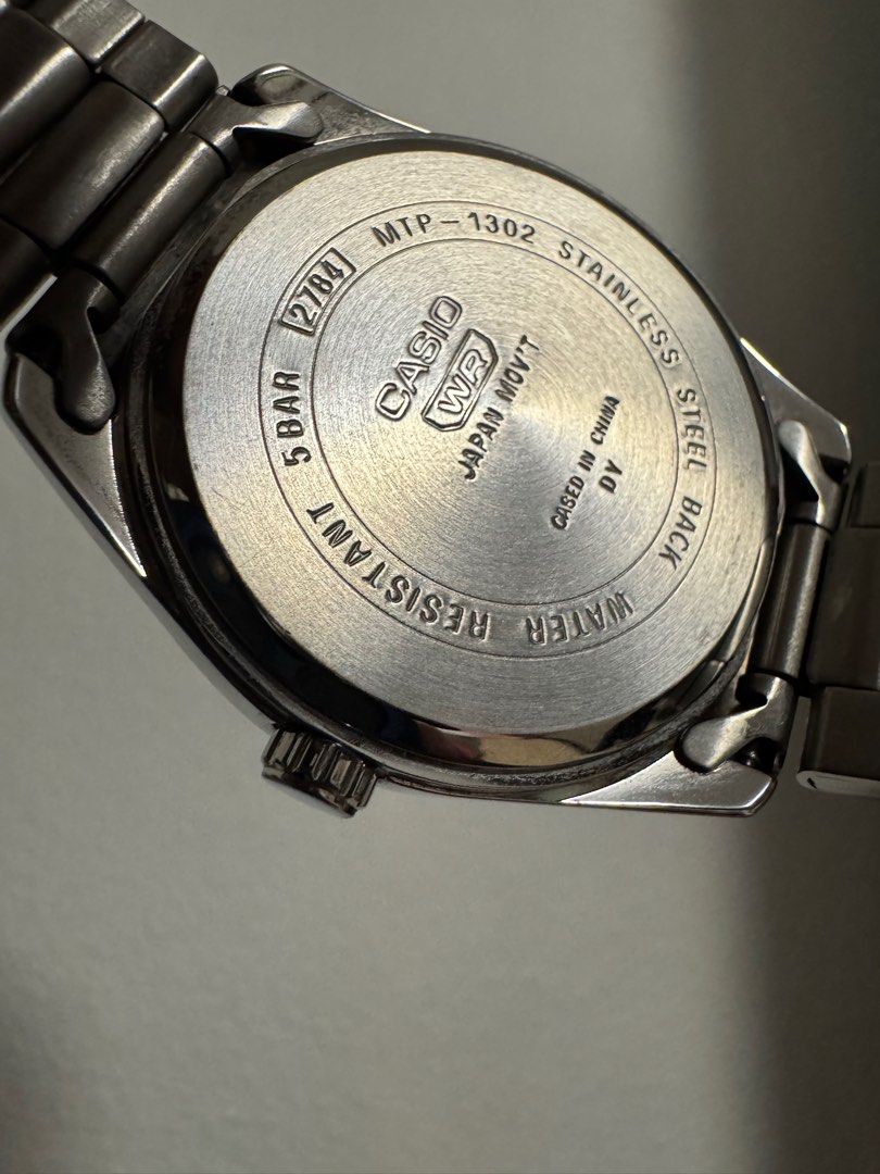 Casio MTP-1302 Stainless Steel Watch, Luxury, Watches on Carousell