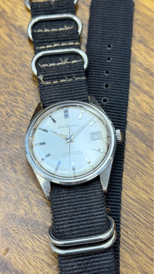 Cheapest Vintage Seiko Sportsman on Nato Precursor to Alphinist, Men's ...