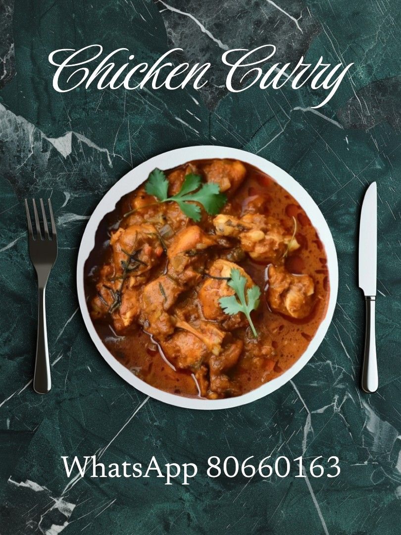 Chicken Curry with Rice (Traditional Chicken Curry with Rice), Food ...