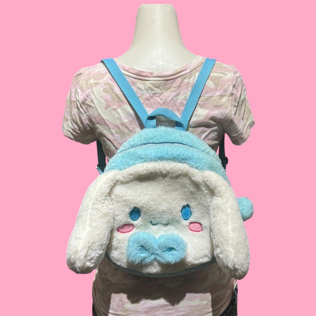cinnamoroll plush blue backpack, Women's Fashion, Bags & Wallets ...
