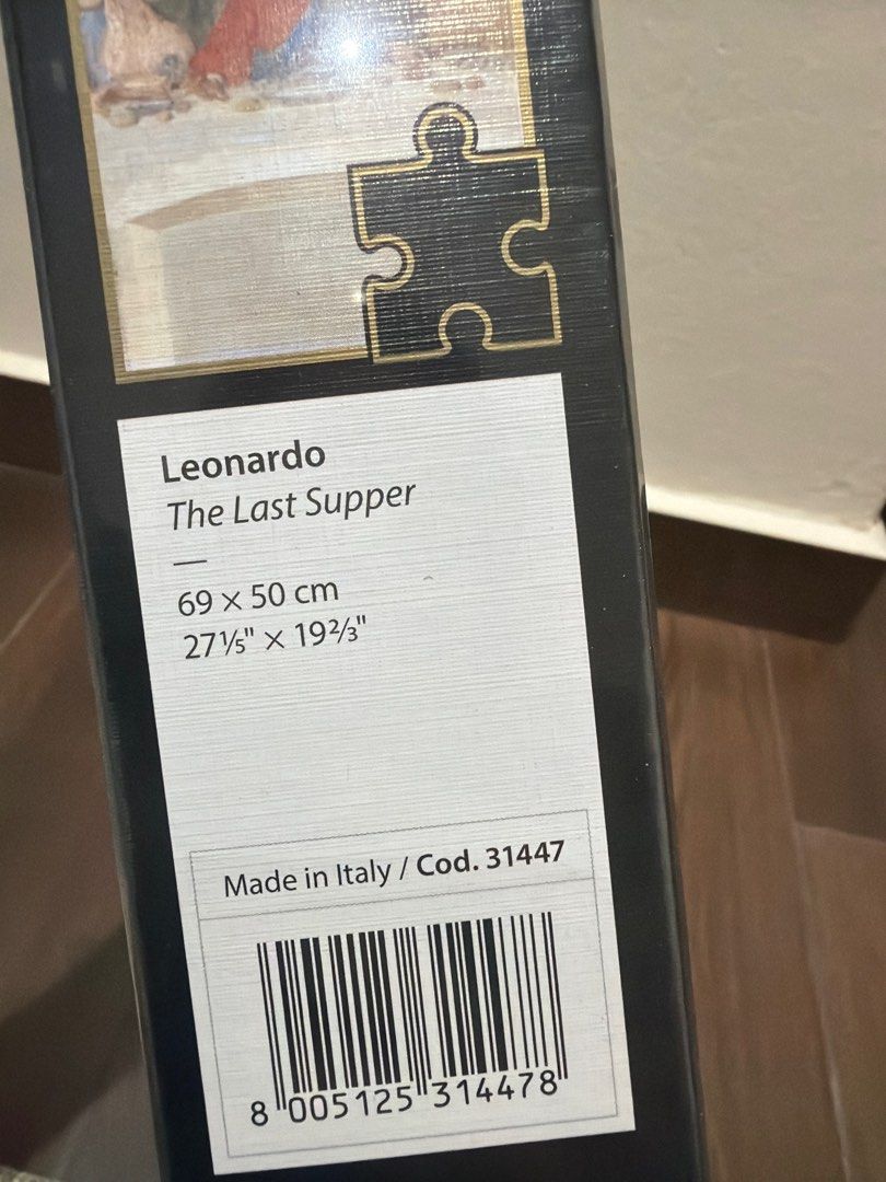 Clementoni Leonardo Da Vinci The Last Supper Puzzle, Hobbies & Toys ...