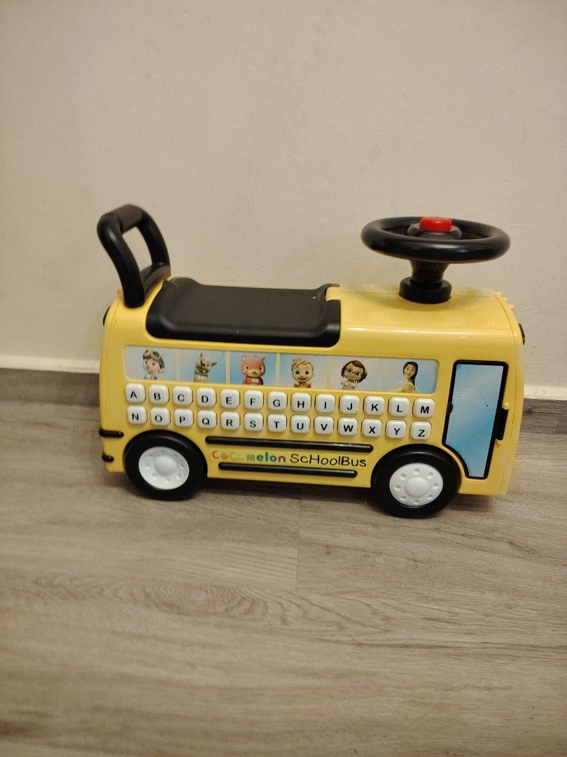 CoComelon School Bus Ride-on Toy, Babies & Kids, Infant Playtime on ...