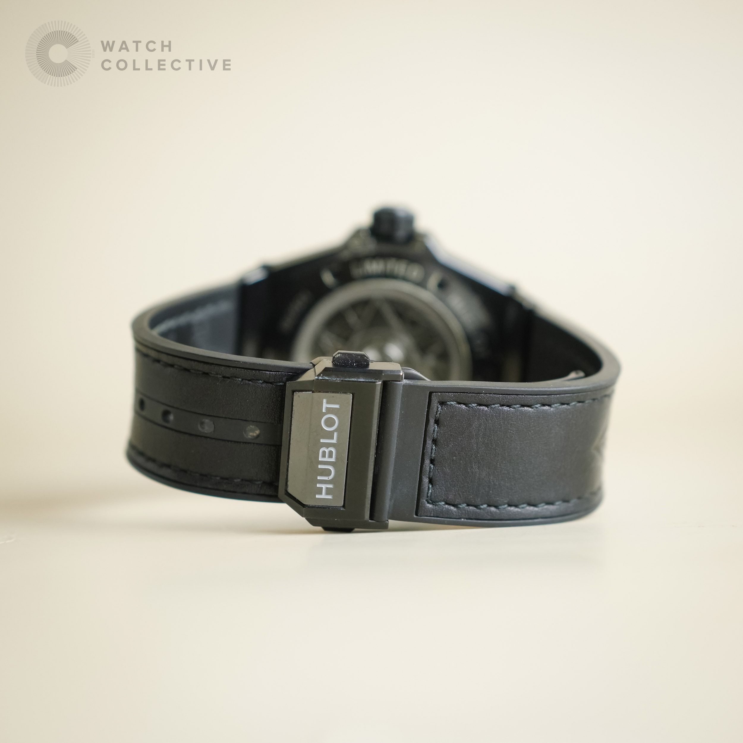 📦COMPLETE SET📝 Hublot Big Bang Sang Bleu black dial 45mm Ceramic ...