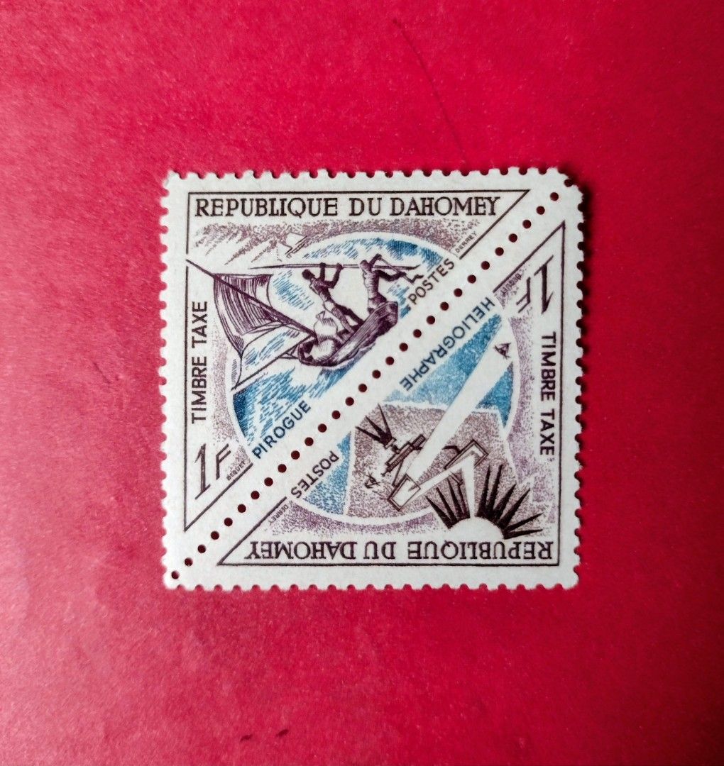 Dahomey ( now Benin ) 1967 : Mail Boat & Heliograph Postage Due Stamps ...