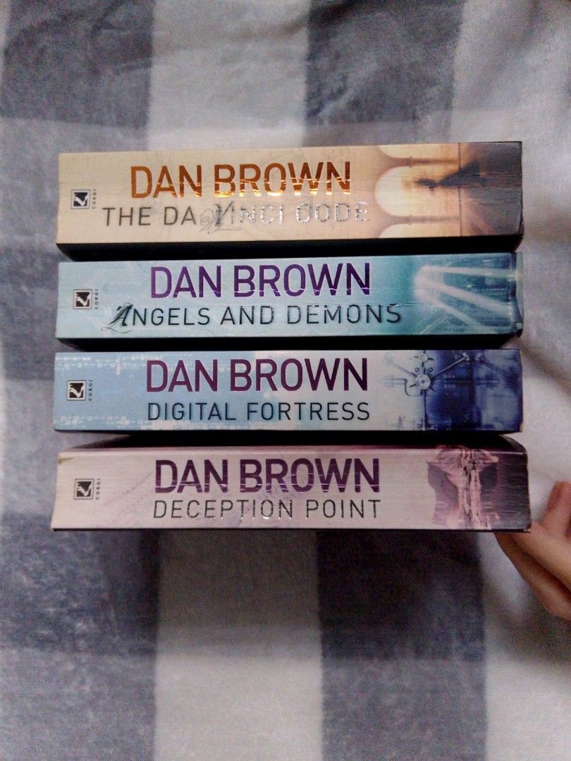 Dan Brown Novels Set - Deception Point, Digital Fortress, Angels and ...