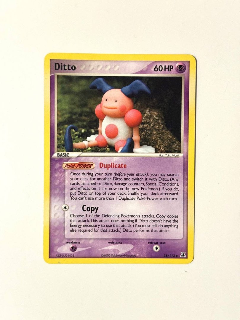 [DELTA SPECIES] Ditto (Mr. Mime) Pokemon Card, Hobbies & Toys, Toys ...