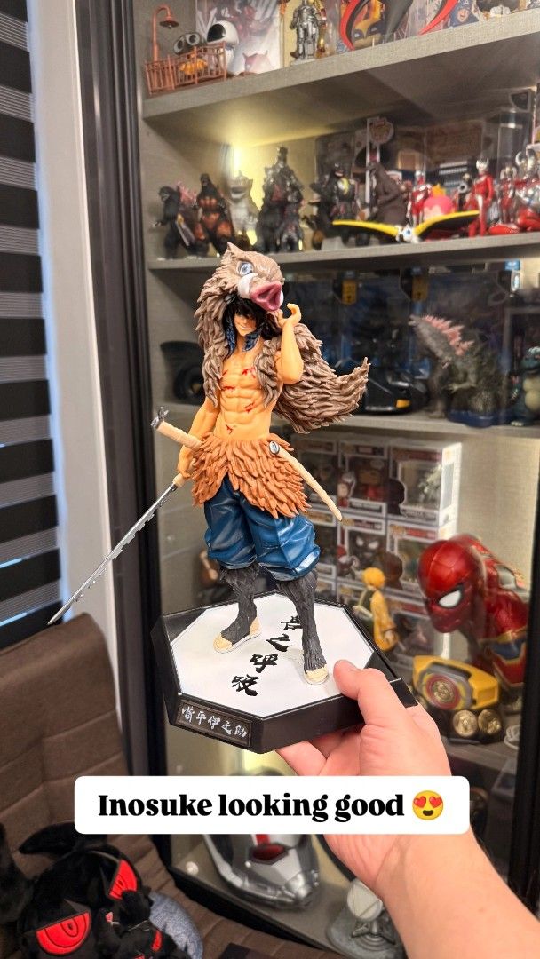 Demon Slayer Inosuke Hashibira Figurine, Hobbies & Toys, Toys & Games ...
