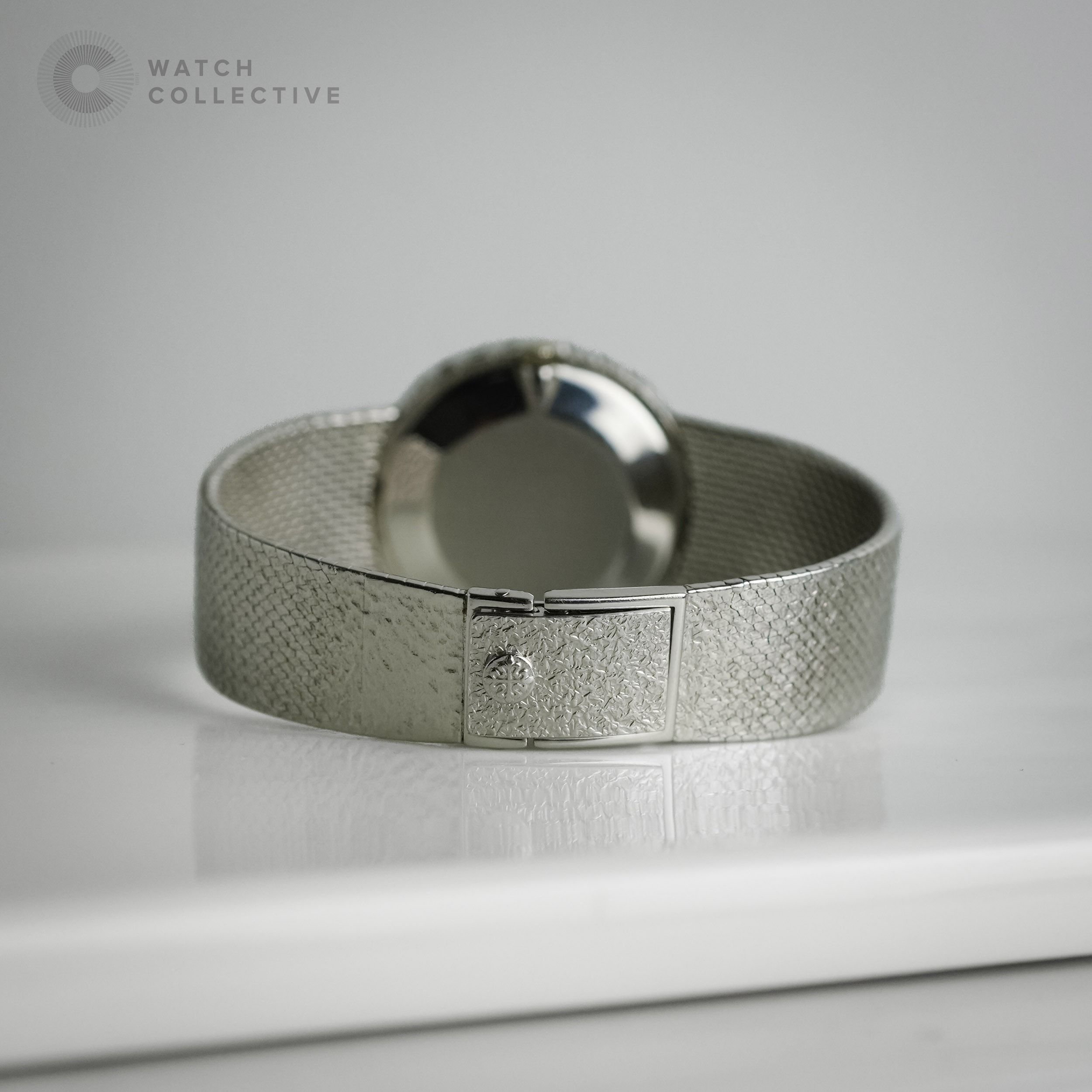 💎DIAMOND ELLIPSE💎 Patek Philippe Ellipse 18k White Gold Blue Dial ...