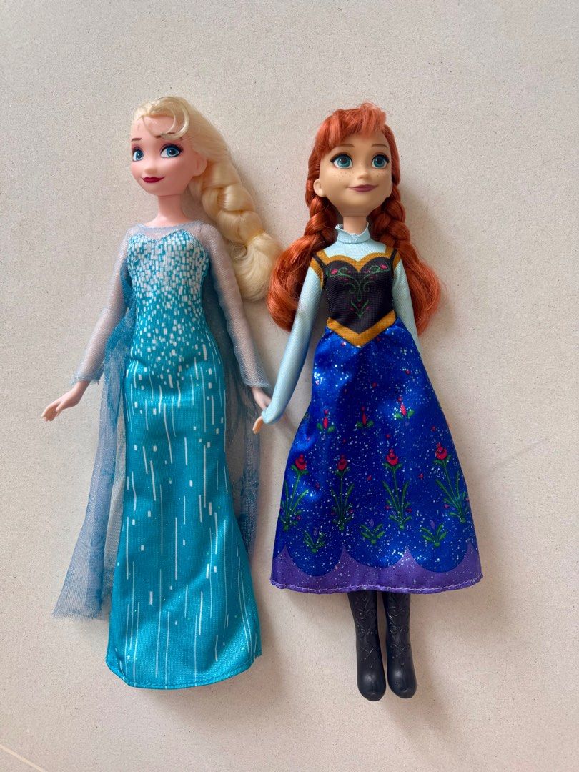 Disney Frozen Elsa and Anna Dolls, Hobbies & Toys, Toys & Games on ...