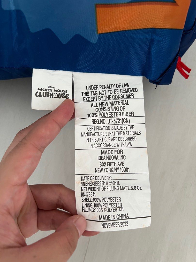 Disney Mickey Mouse Clubhouse Sleeping Bag, Babies & Kids, Babies ...