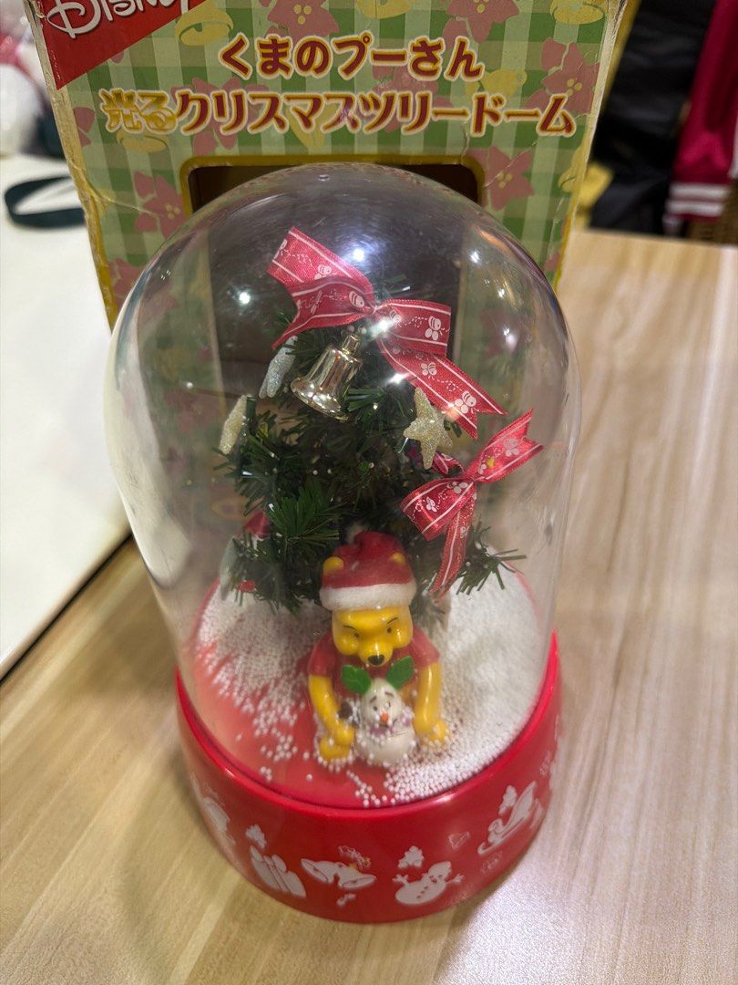 Disney Winnie the Pooh Christmas Snow Globe, Furniture & Home Living ...